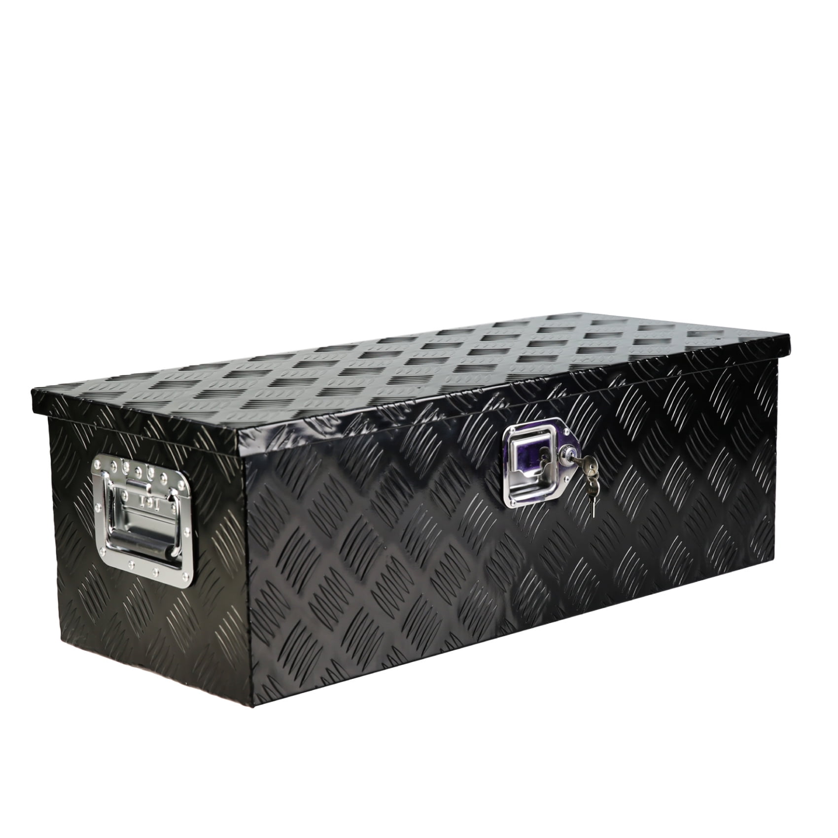 30" Heavy Duty Black Aluminum 5 Bar Tread Tool Box Truck Pickup Trailer ...