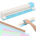 30 Hole Paper Punch Portable Desktop Binding Punch Loose Leaf Paper ...