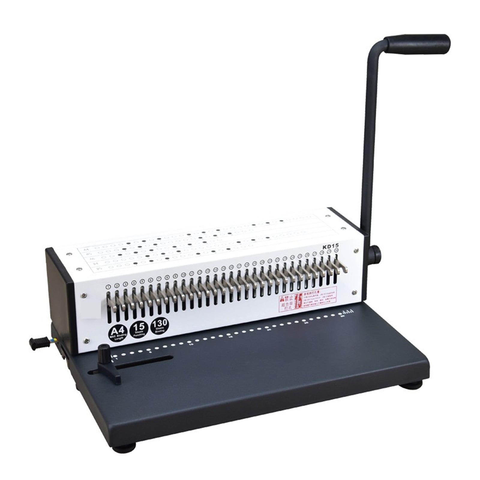 30 Holes Loose-Leaf Punching Binding Machine KD15 A4/B5/A5 Hole Puncher ...