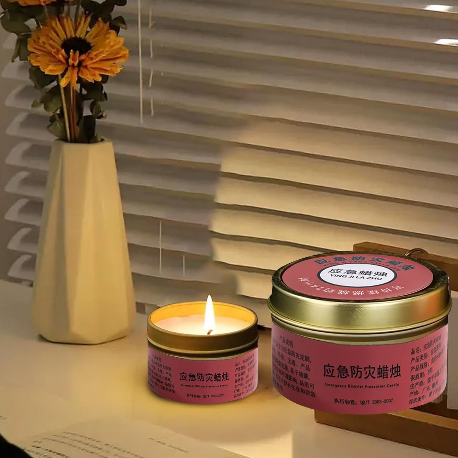 30-Hour Survival Candle | Windproof & Waterproof Emergency Candle in ...