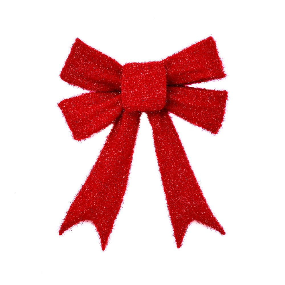 30 IN Lighted Red Bow Indoor/Outdoor Holiday Decor - Walmart.com