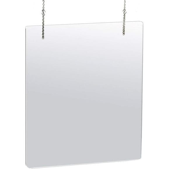 Hanging Plexiglass Barrier