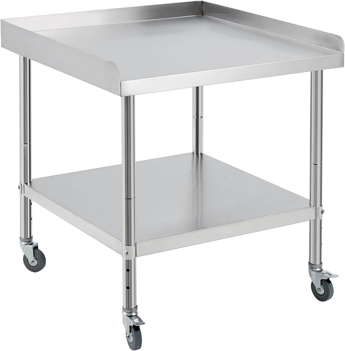 30 In x30 In Rolling Stainless Steel Grill Cart and Prep Table - Heavy ...