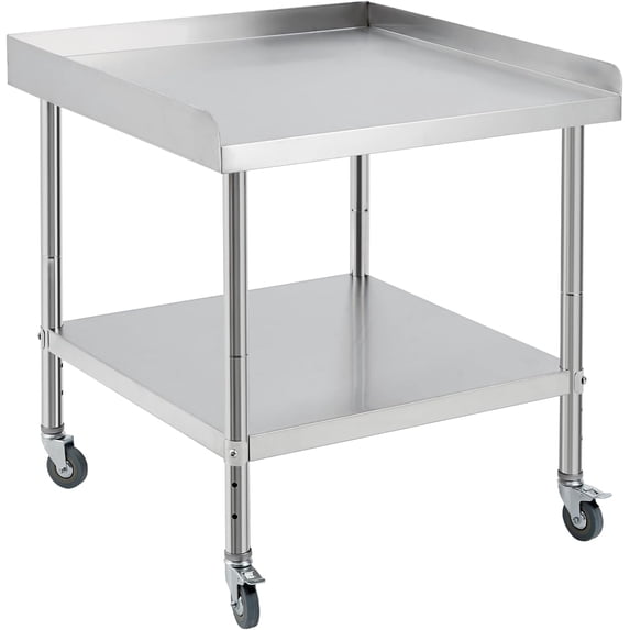 30 In x30 In Rolling Stainless Steel Grill Cart and Prep Table - Heavy ...