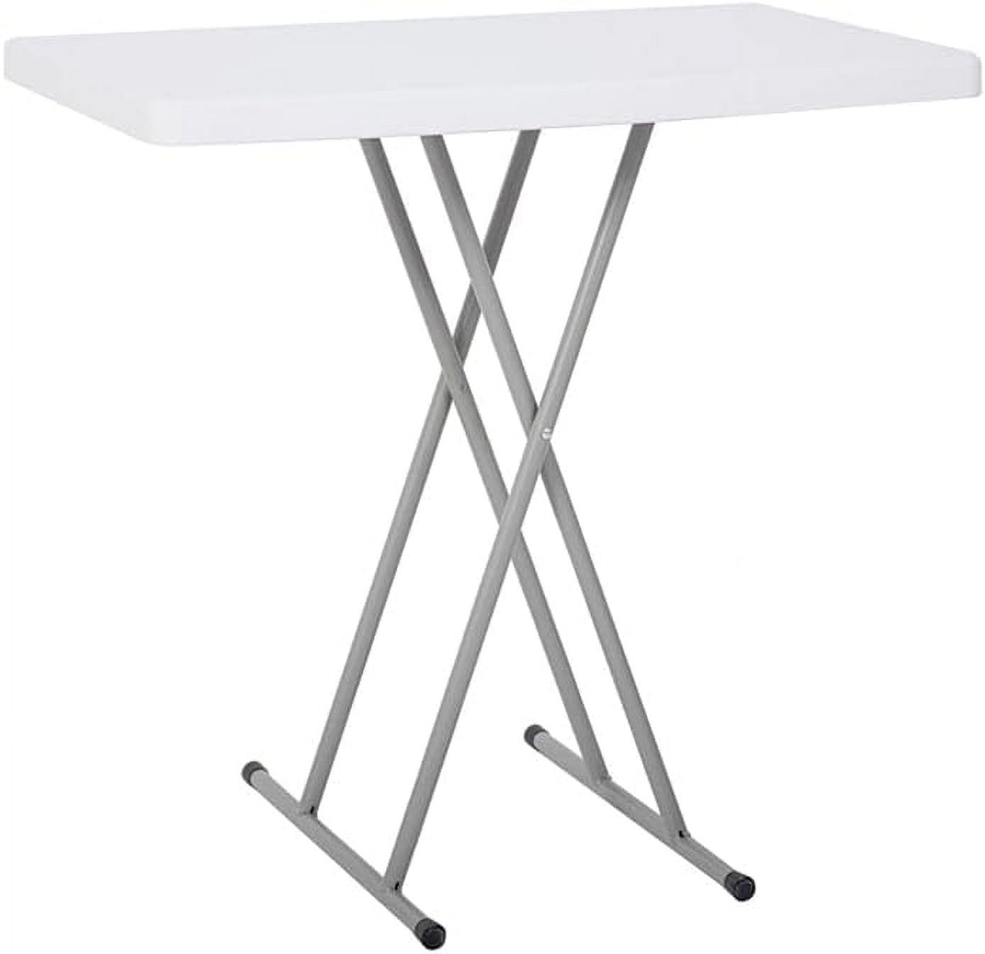 30 Inch Adjustable Folding Laptop Table TV Tray, Height Adjustable ...