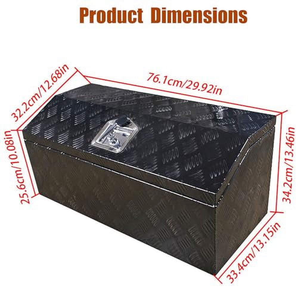 30 Inch Aluminum Tool Box Pentagon with Lock and Key Replacement for ...