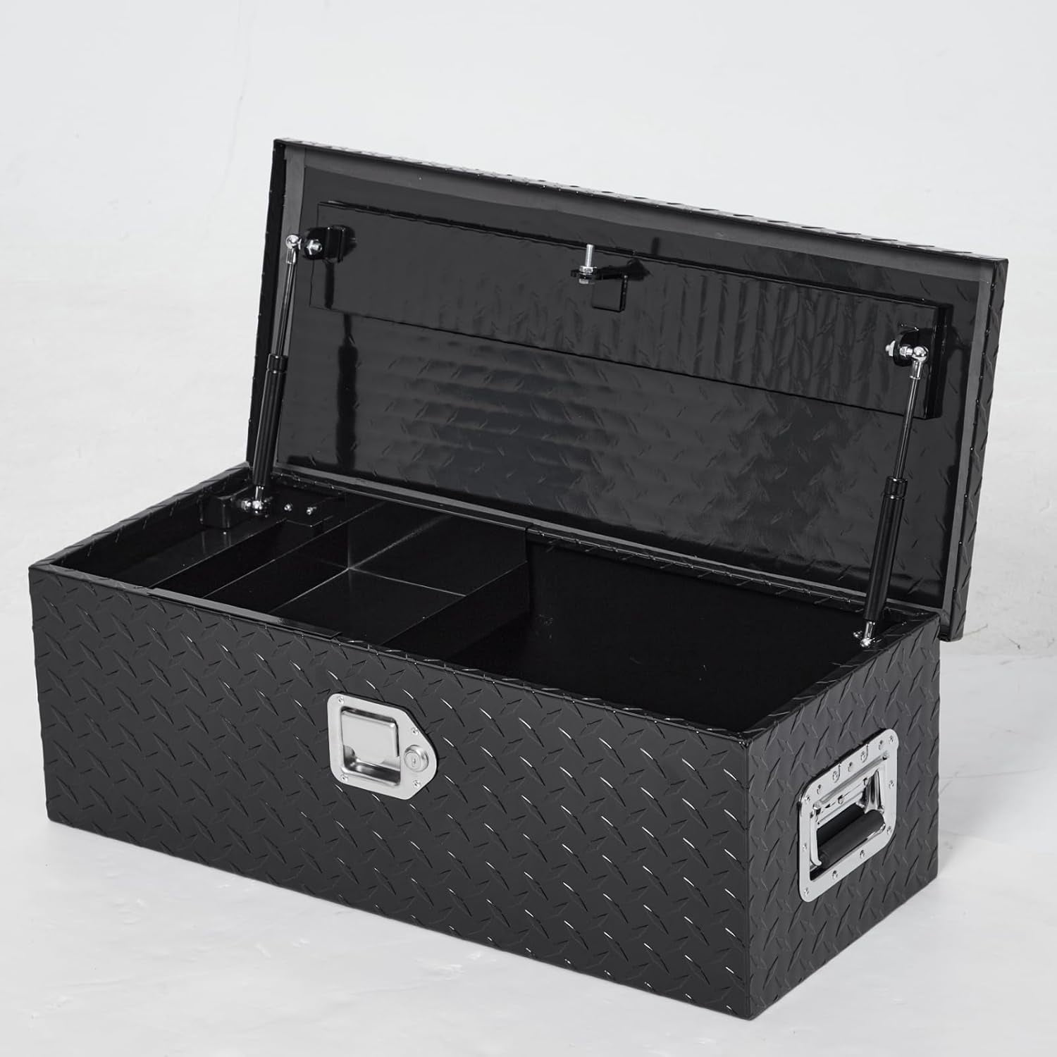 30 Inch Aluminum Truck Tool Box, Truck Bed Tool Box with Sliding Shelf ...