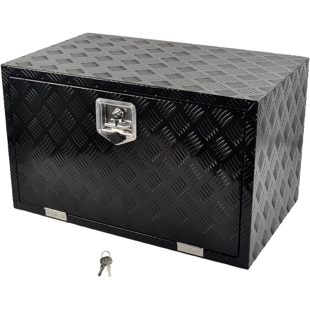 30 Inch Aluminum Truck Tool Box Underbody Toolbox w/Lock 30 x 18 x 17 ...