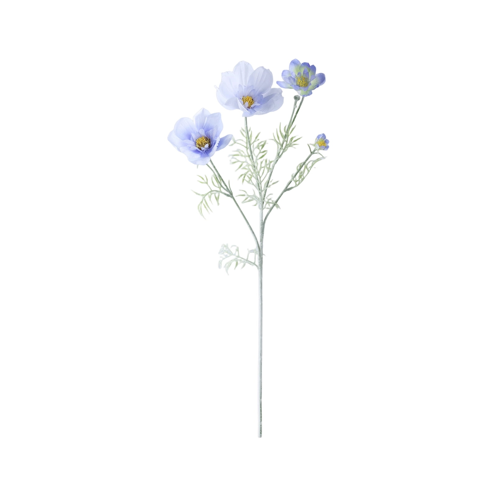 30-Inch Artificial Cosmos Flower Stems with Realistic Flocking Texture ...