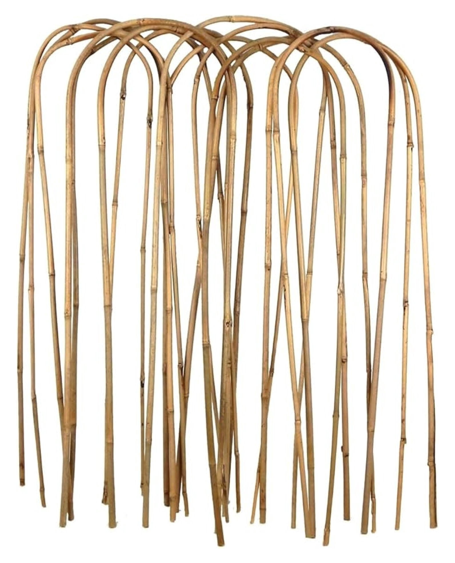 30 Inch Bamboo U-Shaped Trellis Hoop Stakes, Pack of 16 - Walmart.com