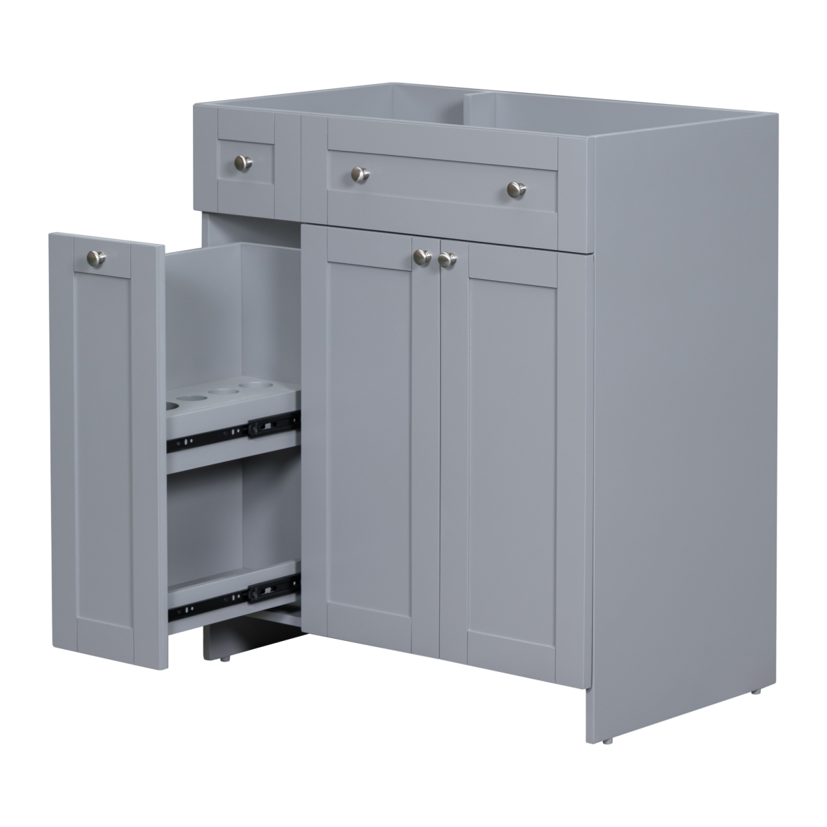30 Inch Bathroom Vanity Withou Sink, Only Bathroom Vanity Cabinet, Two ...