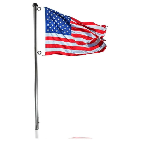 30 Inch Boat Flag Stanchion, 304 Stainless Steel, Gloss Polished Smooth ...