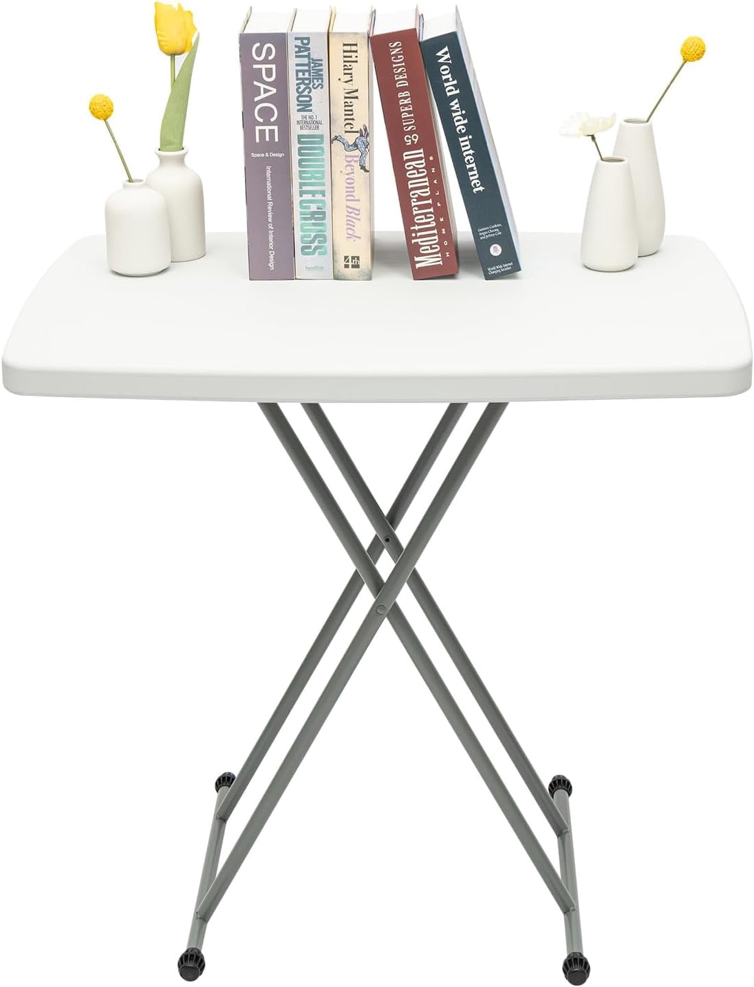 30-Inch Classic Portable Foldable Elevatable Table, Home Adjustable ...