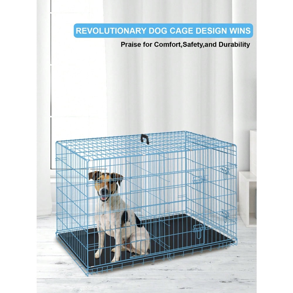 30 Inch Dog Crate For Small Dog, Metal Wire Pet Dog Cage For Small ...