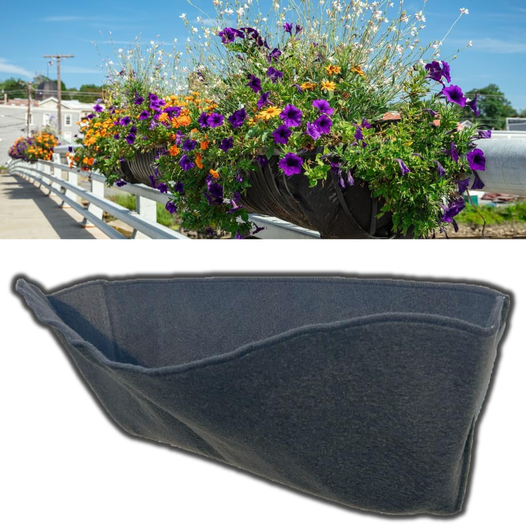 30 Inch Fabric Trough Liner Replacement for Window Basket Flower ...