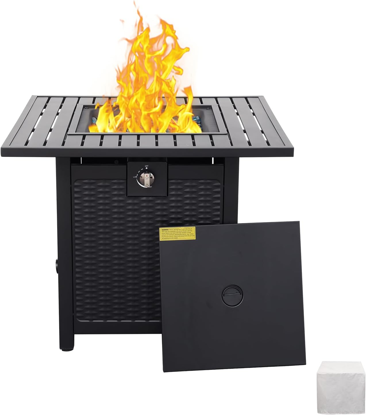 30 Inch Fire Tables 50000 BTU Outdoor Fire Pits for Outside Steel Gas ...