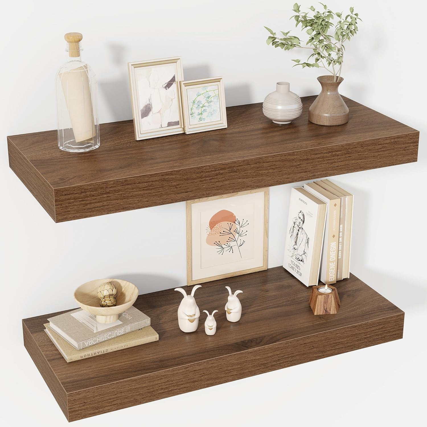 30 Inch Floating Shelves, 12" Deep Floating Shelf Wall Mounted, 30 ...