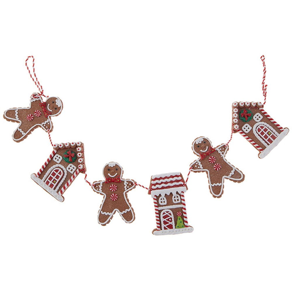30 Inch Gingerbread Garland - Walmart.com