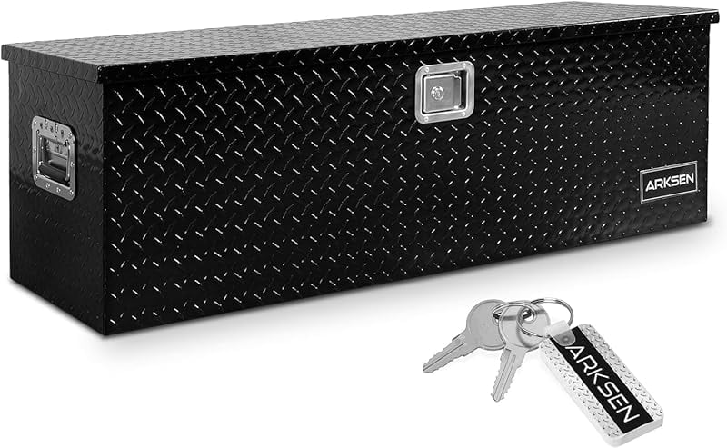 30 Inch Heavy Duty Aluminum Diamond Plate Tool Box Chest Box Pick Up ...