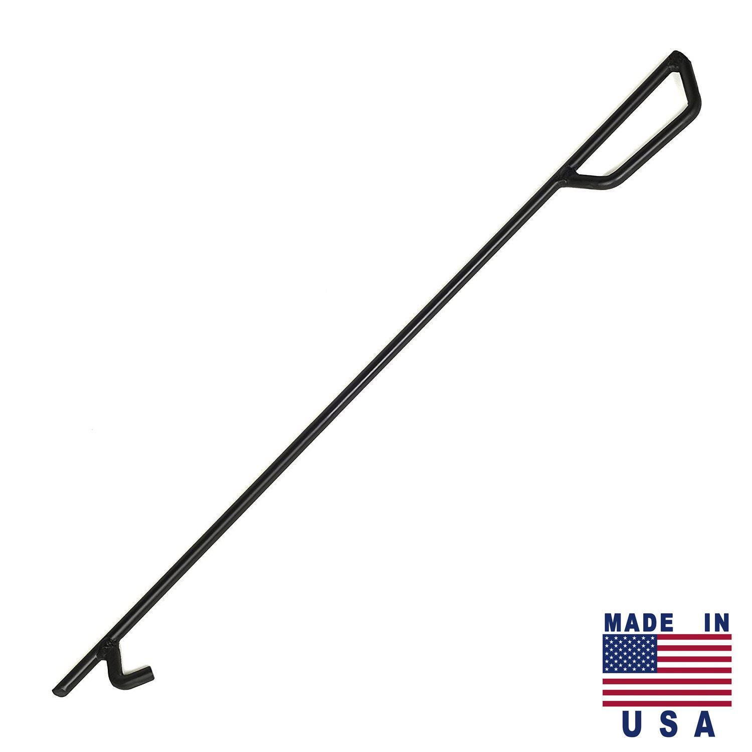 30 Inch Heavy Duty Fire Pit and Fireplace Poker (1/2 Inch Round Bar ...