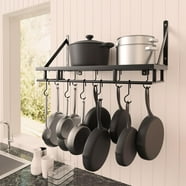 Calphalon 18" x 36" Hard Anodized Aluminum Space Saving Hanging Pot ...