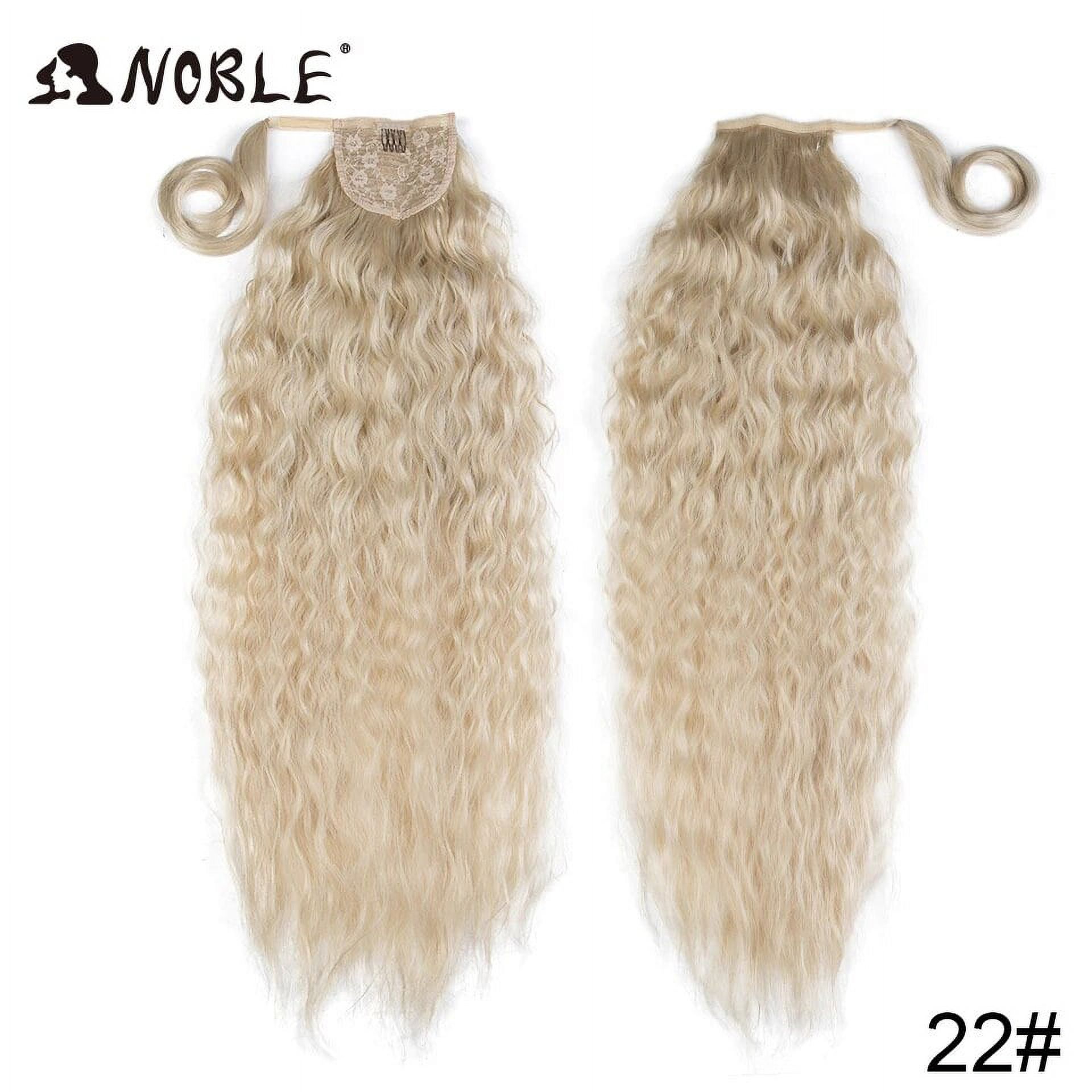 30 Inch Long Curly Ponytail Wrap Around Ponytail Clip in Hair ...