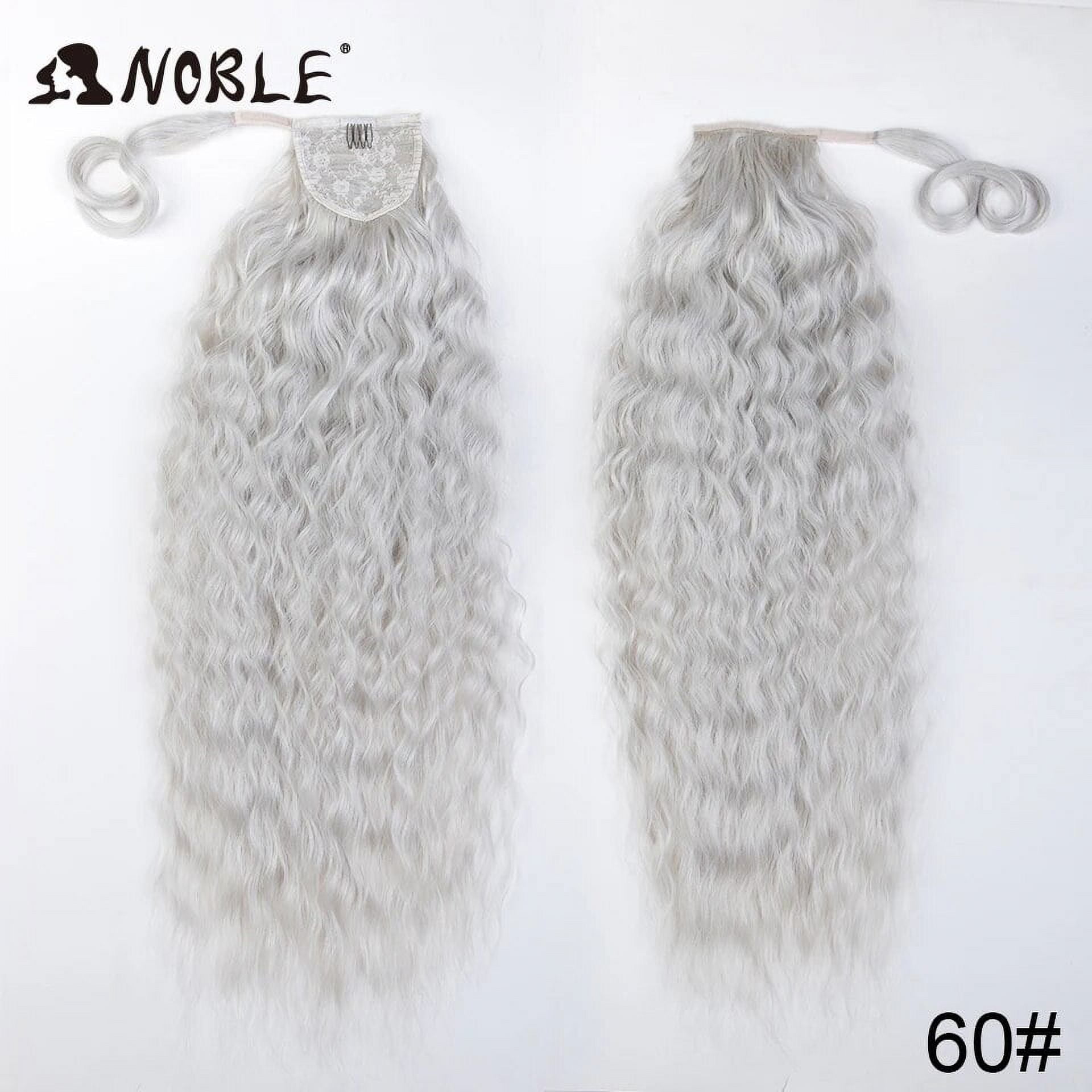 30 Inch Long Curly Ponytail Wrap Around Ponytail Clip in Hair ...