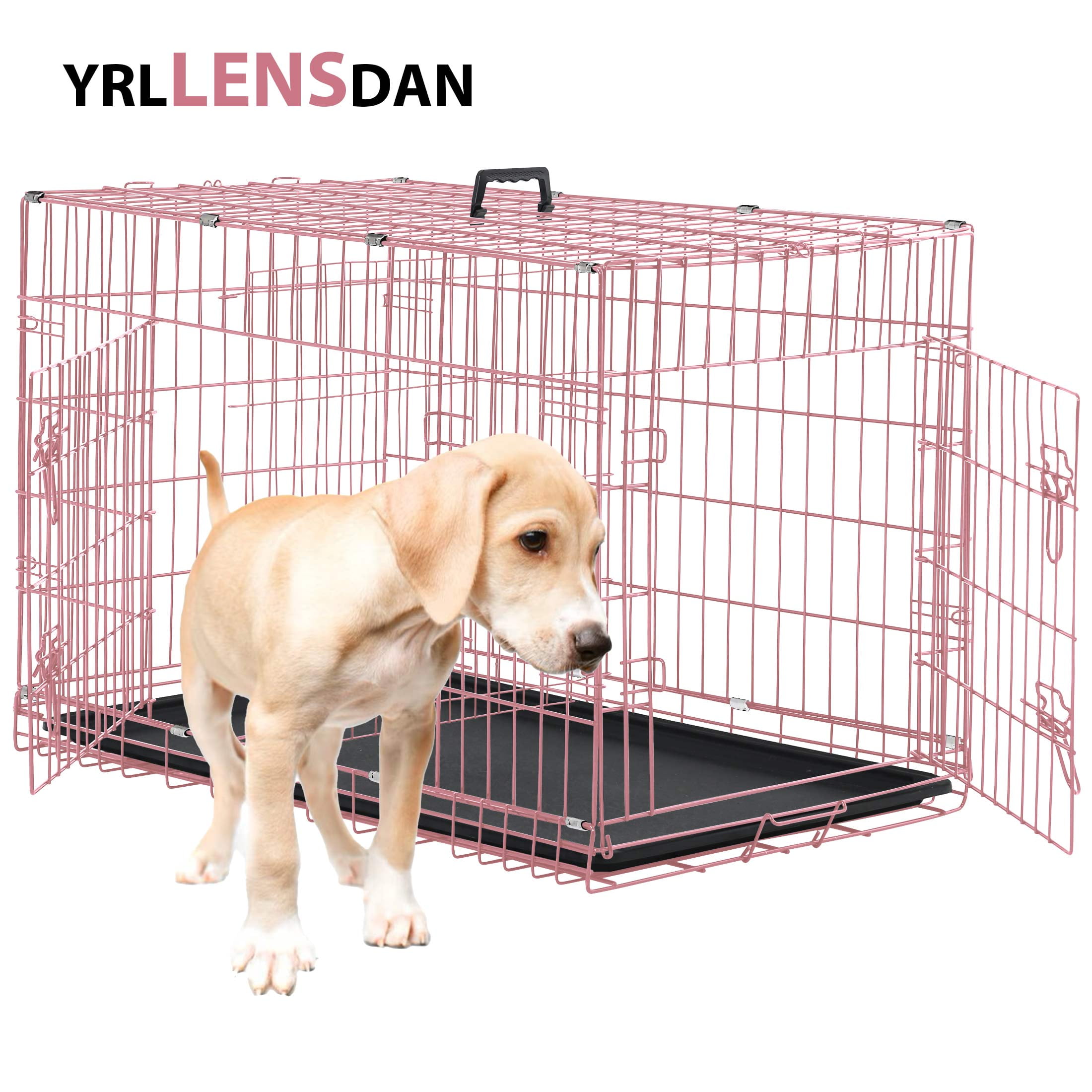 30 inch Dog Crates for Small Dogs Puppy Crate Foldable Metal Dog Crate ...