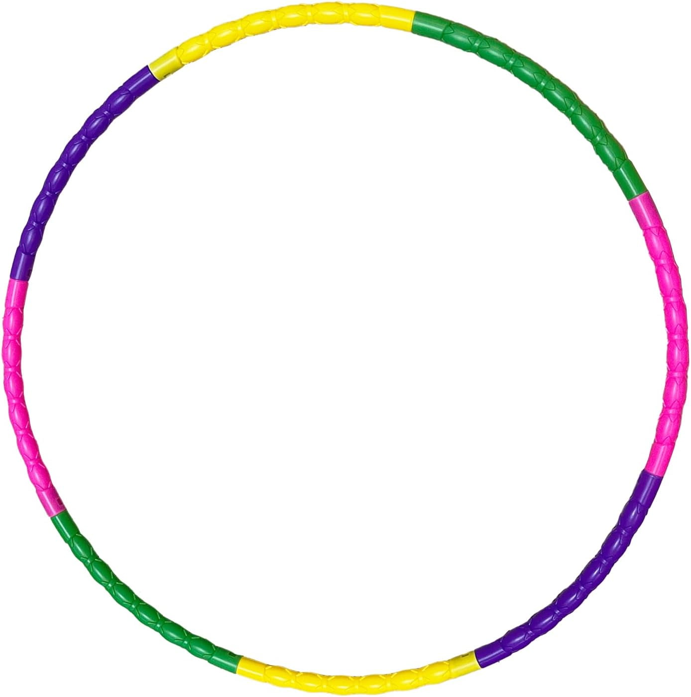 30-Inch Multi-Section Colorful Hula Hoop With Detachable Fitness Ring ...