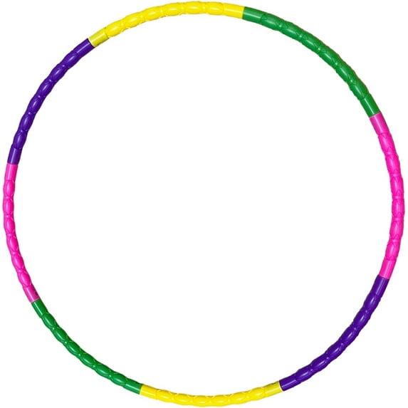 30-Inch Multi-Section Colorful Hula Hoop With Detachable Fitness Ring ...