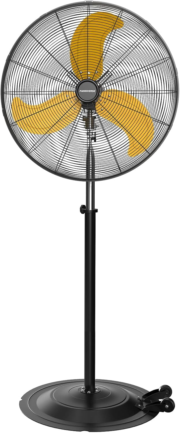 30 Inch Oscillating Pedestal Fan Pro Series, 3 Speed 9500 CFM High ...