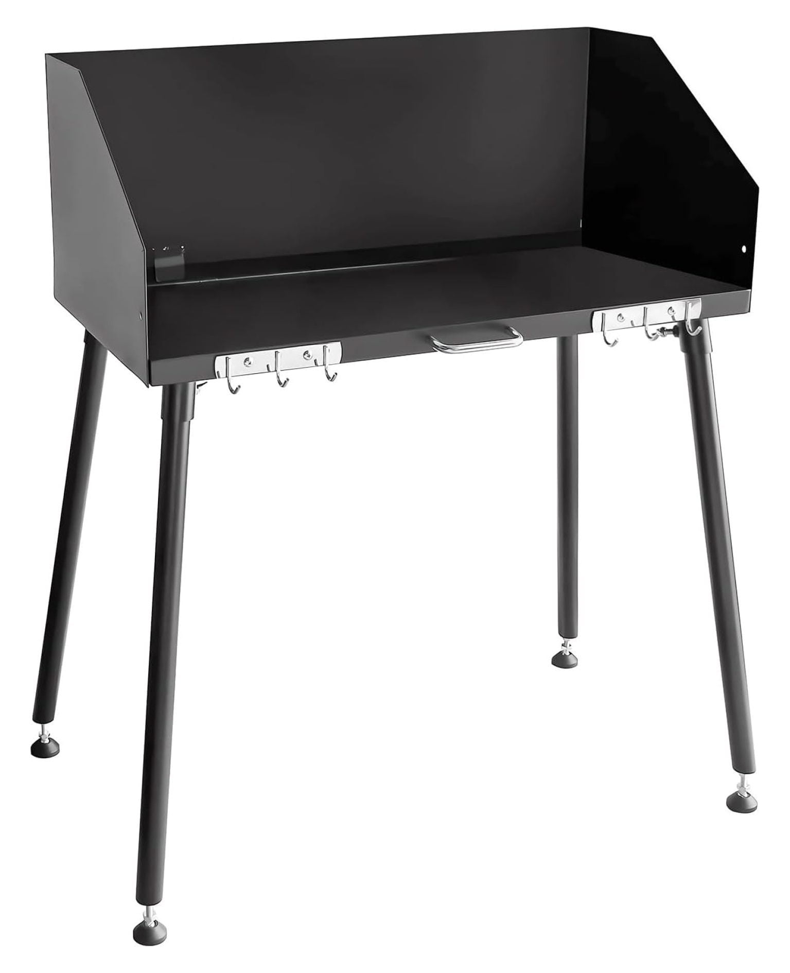 30 Inch Outdoor Camp Cooking Table, with Foldable Three-Sided ...