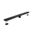 30 Inch Shower Drain with Strainer & Feet, Stainless Steel Square ...