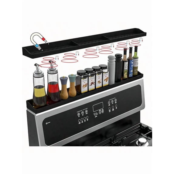 30 Inch Silicone Stove Top Shelf Magnetic For Kitchen Strong Magnetic ...