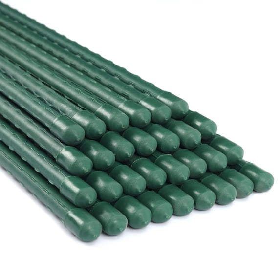 30 Inch Steel Plant Stakes for Garden Support Pack of 25 Durable Tomato ...