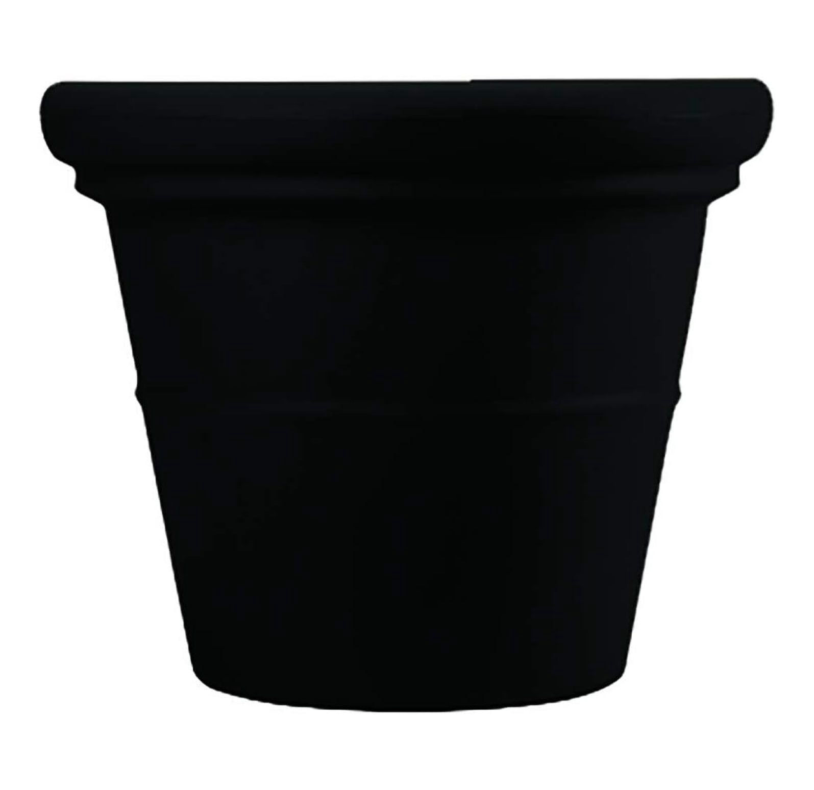 30 Inch Terrazzo Large Round Planter - Rolled Rim Weather Resistant ...