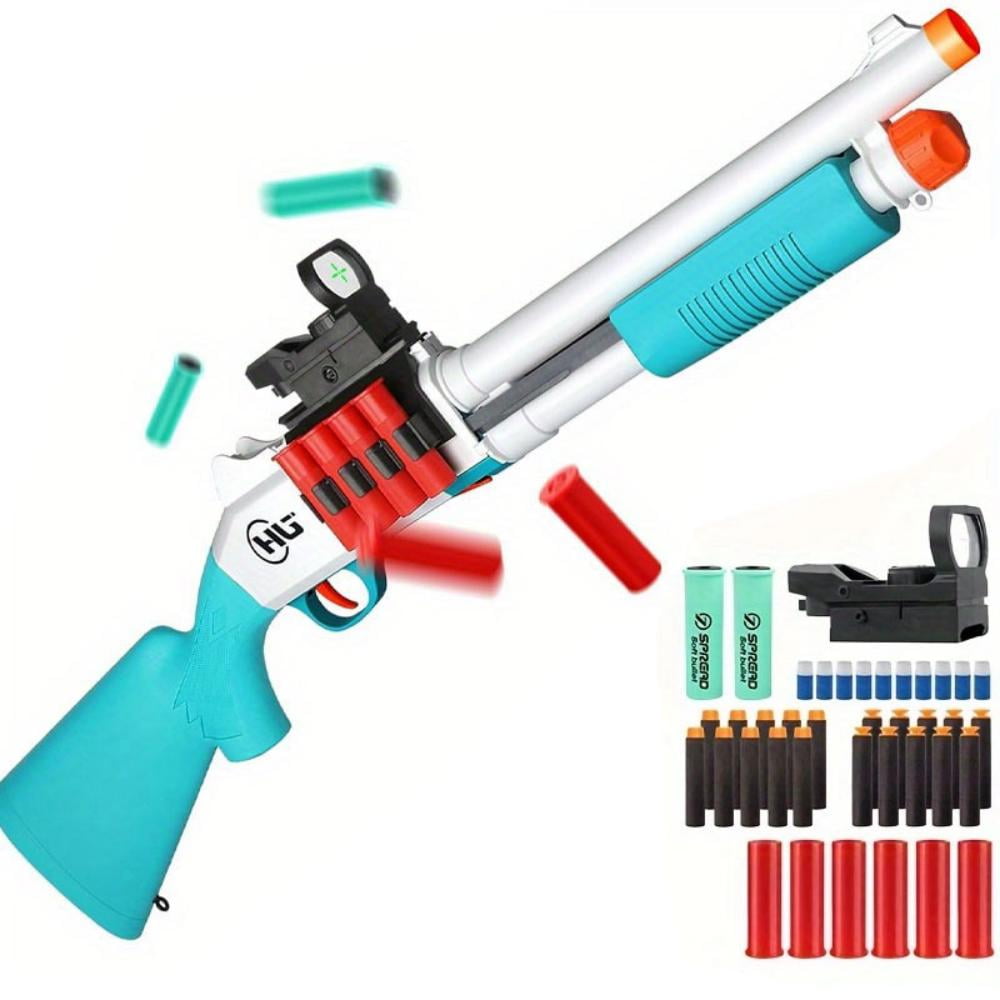 30-Inch Toy Foam Blaster – Airsoft, Shell-Ejecting, Spring-Loaded Soft ...