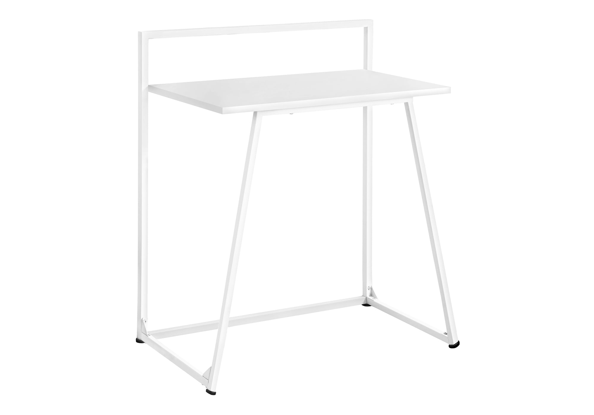 30 Inch White Computer Desk with Metal Base for Small Spaces - Walmart.com