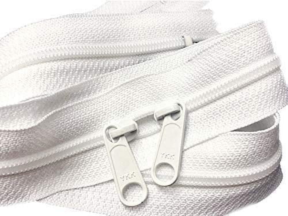 30" Inches Double Slide Zippers - YKK #4.5 Coil with Closed Bottom Two ...
