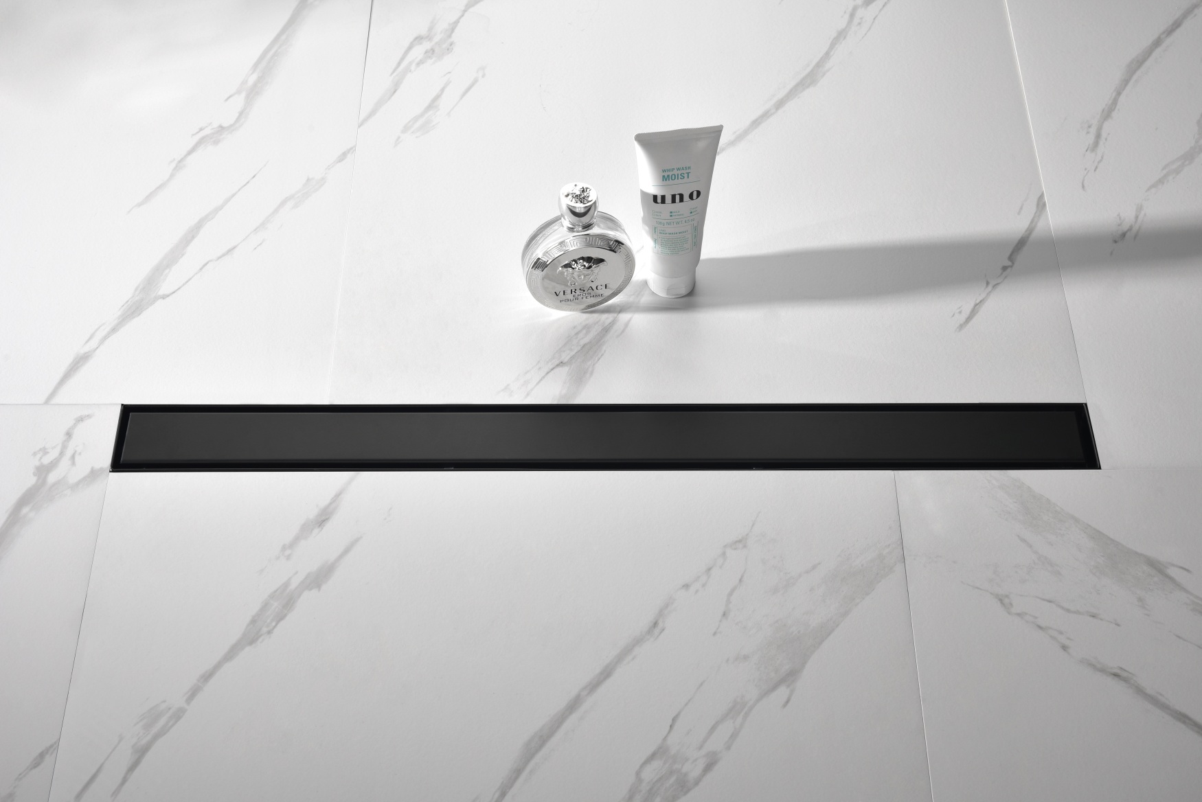 30 Inches Recessed Linear Shower Drain with Removable Cover, Stainless ...