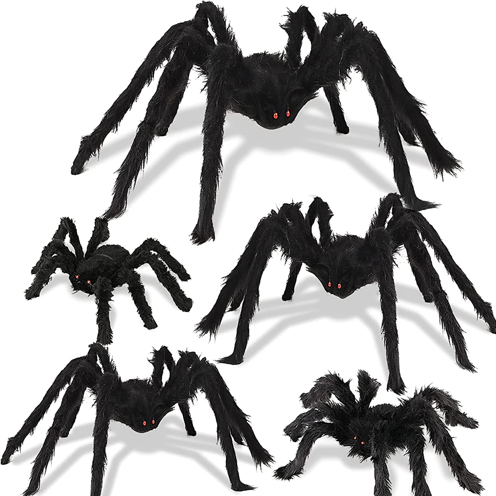 30" Large Halloween Spider Haunted House Prop Indoor Outdoor Party ...