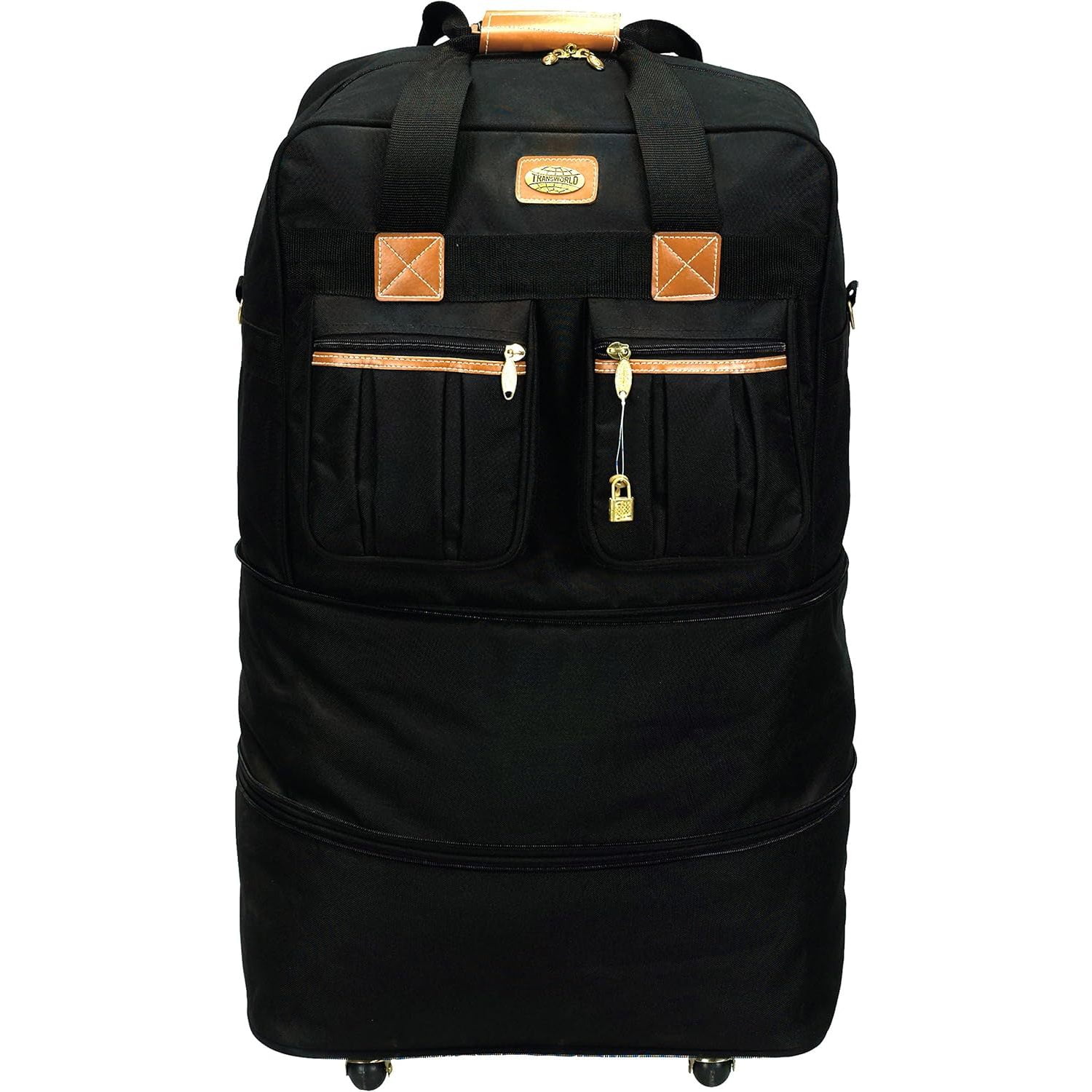 30" Large Rolling Wheeled Duffel Bag Spinner Suitcase Duffle Luggage ...