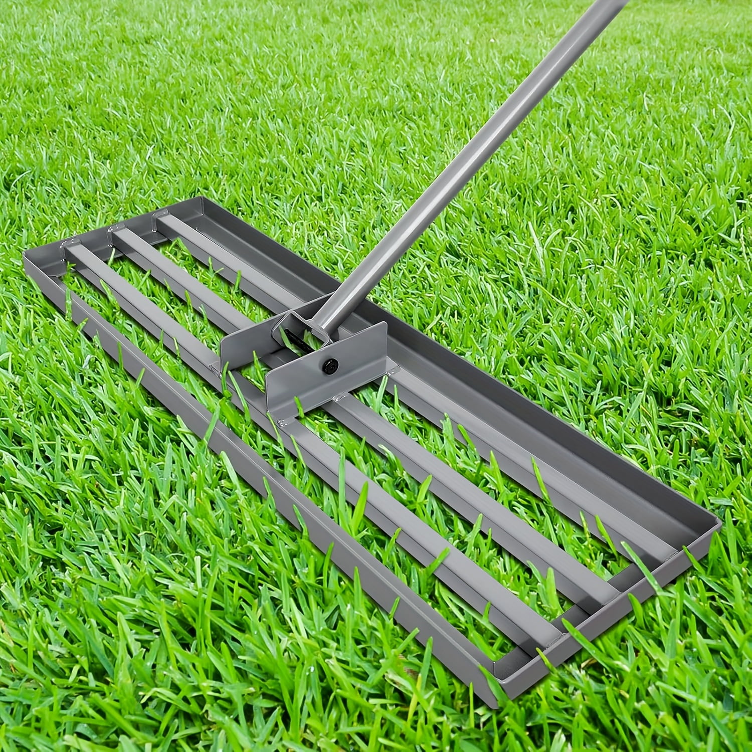 30" Lawn Leveling Rake | Yard Leveling Tool With 76.5" Extended Handle ...