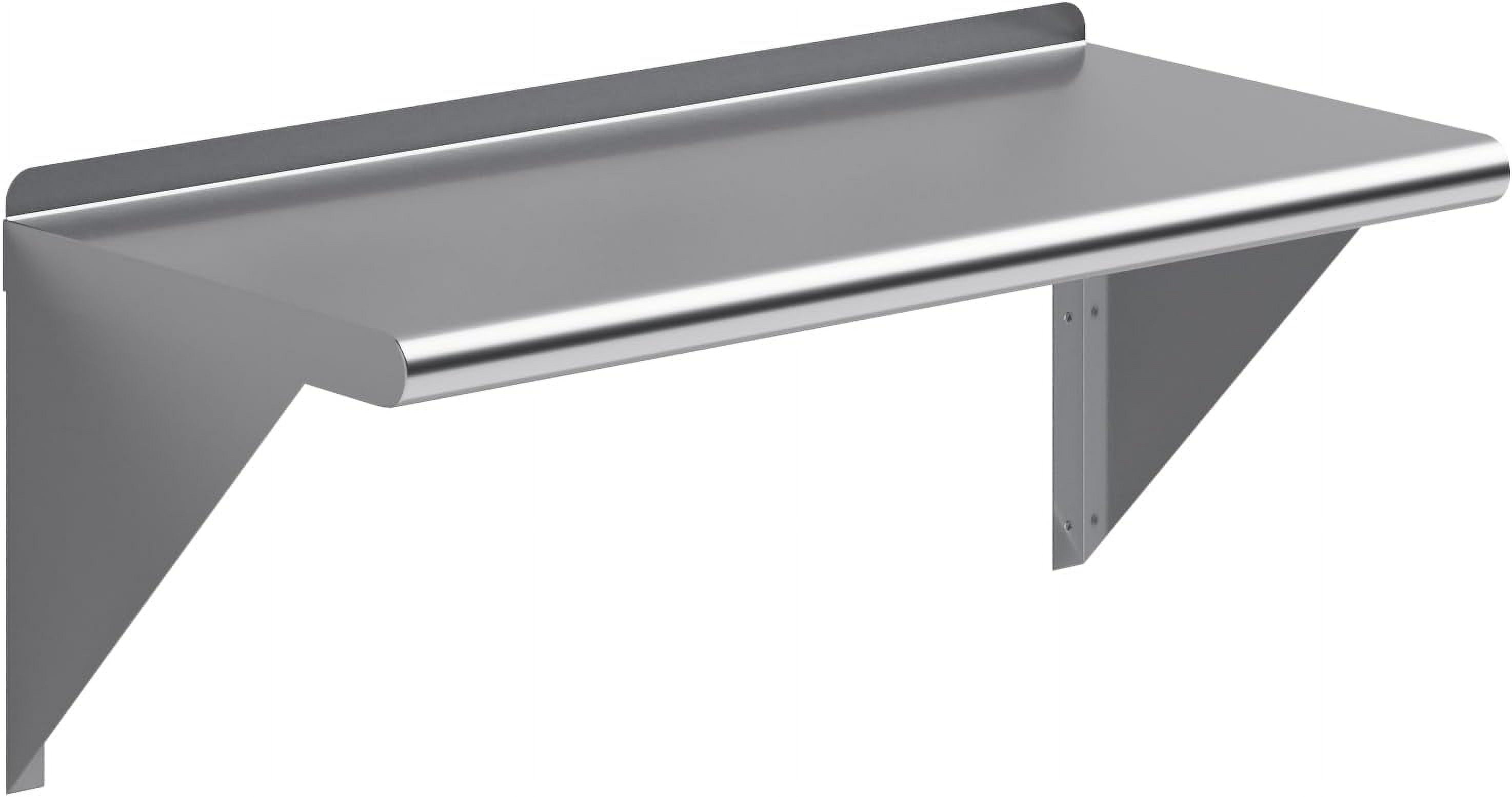 30" Long X 14" Deep Stainless Steel Wall Shelf | Appliance & Equipment ...