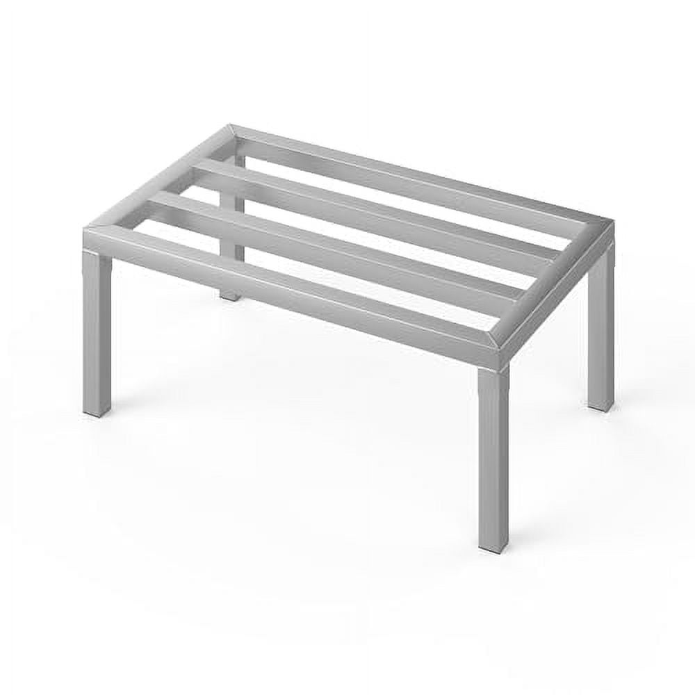 30" Long x 18" Wide | Height: 12" Off The Floor Aluminum Dunnage Rack ...