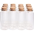 30 ML 1.18 Inches x 2.75 Inches Mini Glass Vials Small Glass Jars for ...