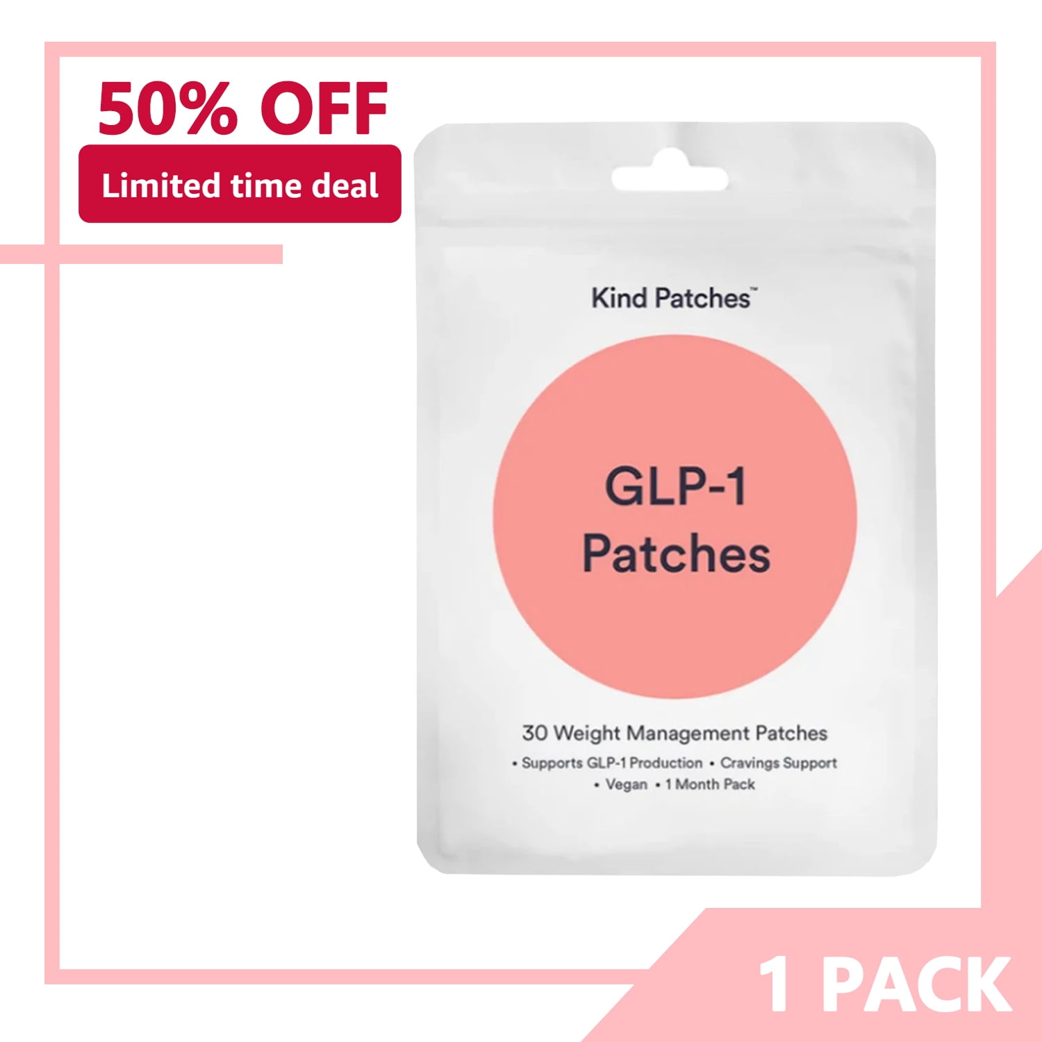 30 Metabolic Kind Patches Balance Patches, Berberine, Steady Release, Vegan, 1 Month Pack ...