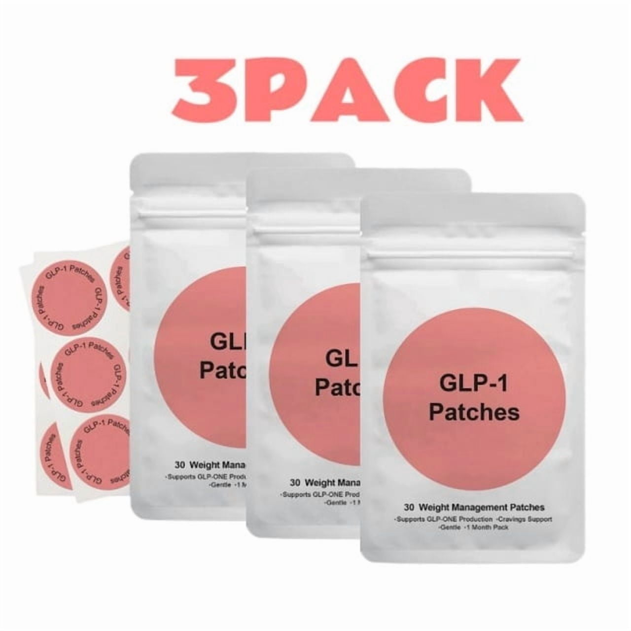 30 Metabolic Kind Patches Balance Patches, Berberine, Steady Release, Vegan, 3 Pack - Walmart.com