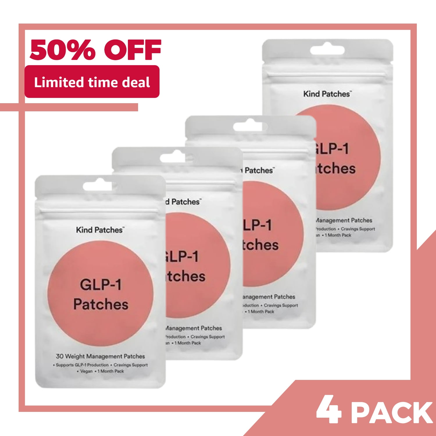 30 Metabolic Kind Patches Balance Patches, Berberine, Steady Release, Vegan, 4 Month Pack ...