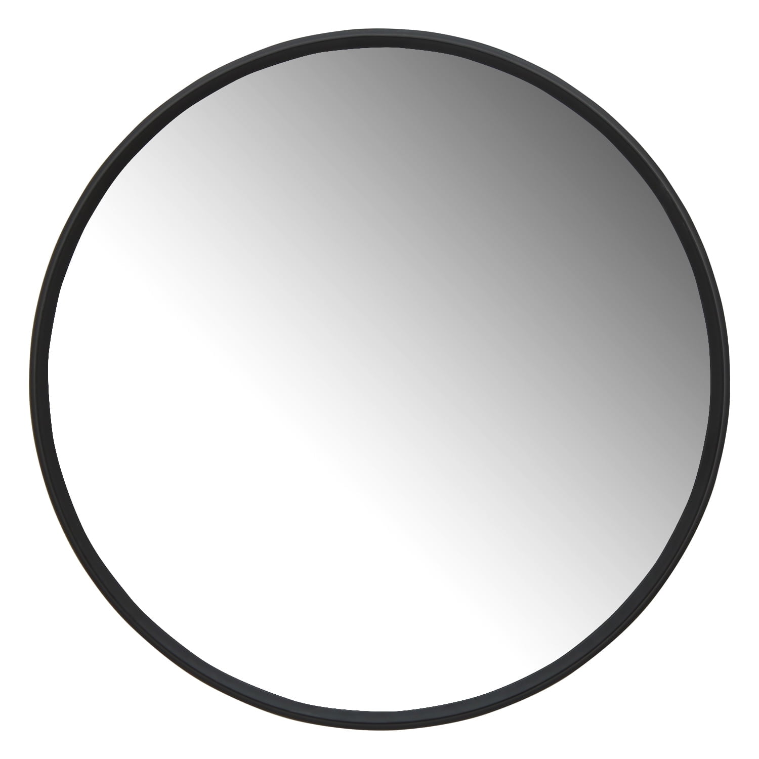 30" Metal Round Accent Mirror,Black - Walmart.com